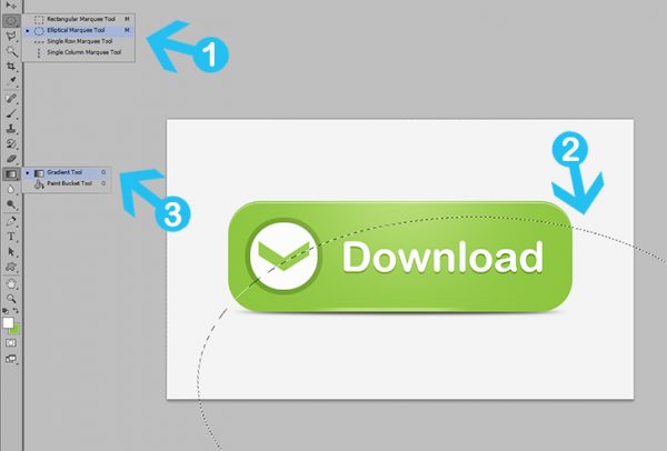 Create Glossy Web Buttons in Photoshop - Dreamstale