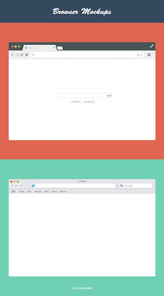 4 Must-Have Free Browser Mockups - Dreamstale
