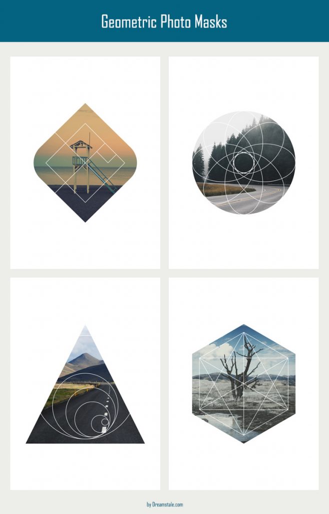 Free Geometric Photo Masks & Overlays - Dreamstale