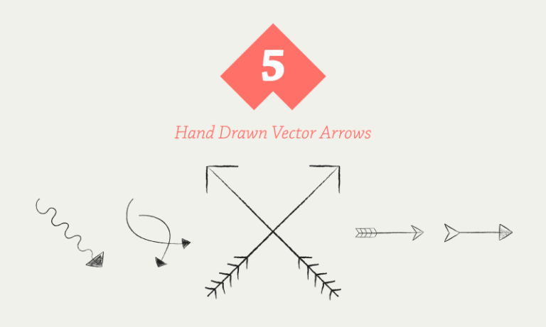 Free Hand Drawn Vector Arrows - Dreamstale