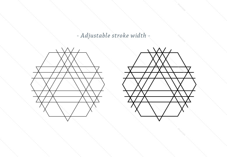 25 Outline Geometric Shapes - Dreamstale