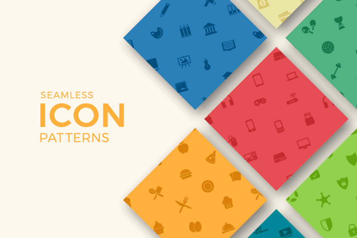 Seamless Icons Patterns - Dreamstale
