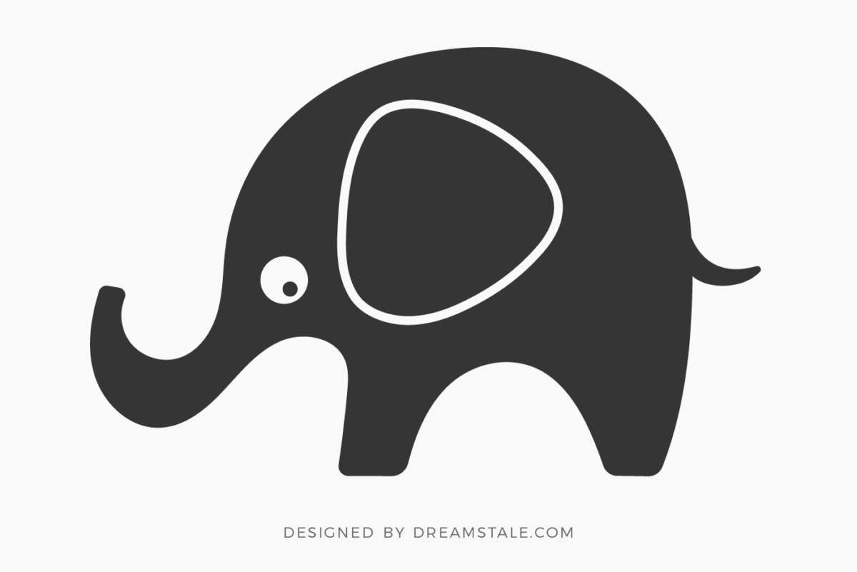 Elephant Free SVG Clipart - Dreamstale