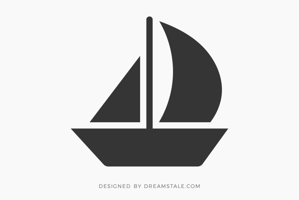 Sailing Boat Free SVG Clipart - Dreamstale