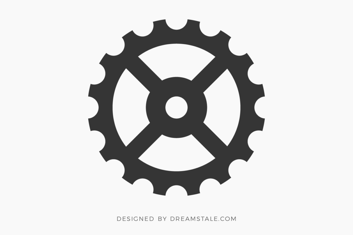 Cog Gear Wheel Free SVG Clipart - Dreamstale