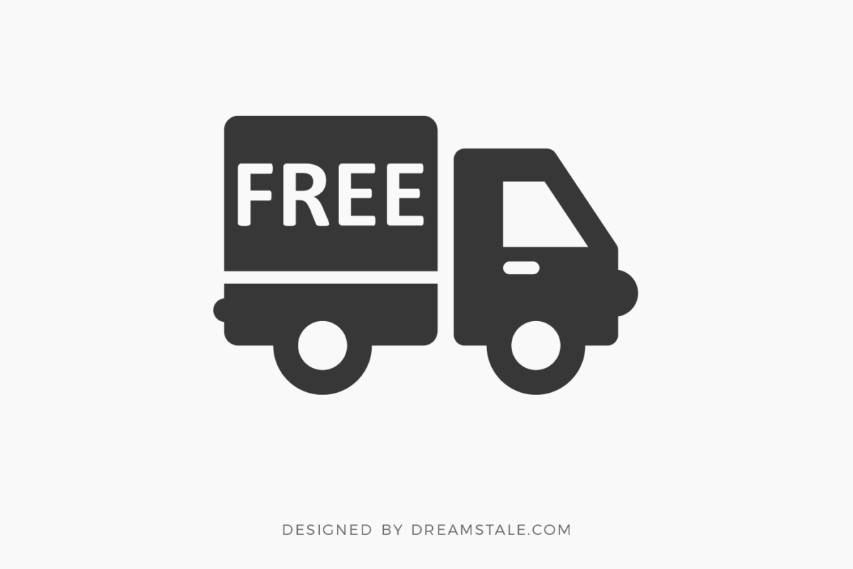 Shipping & Delivery Truck Free SVG Clipart - Dreamstale