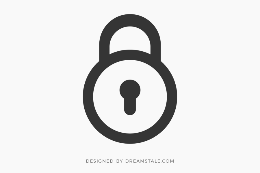 Outline Lock Pad Free SVG Clipart - Dreamstale