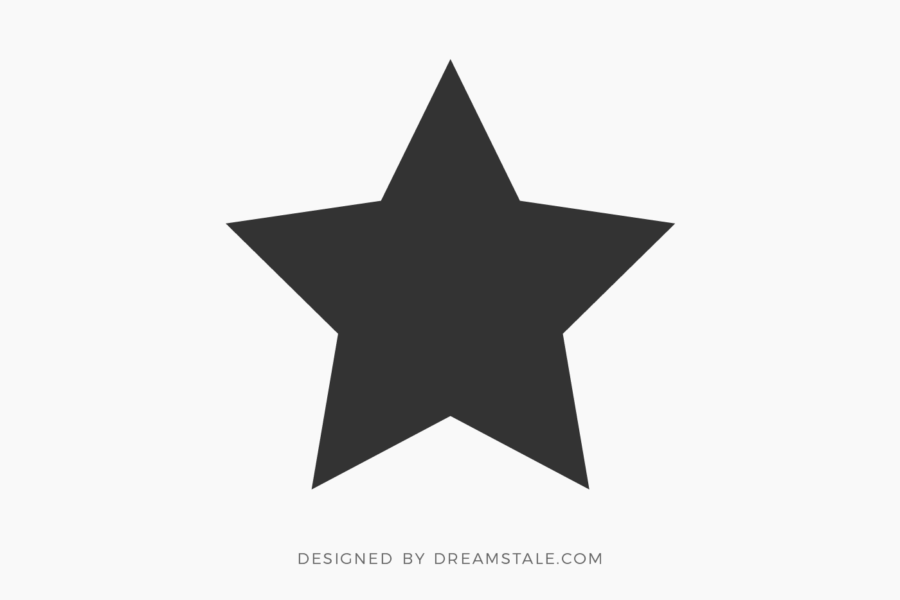 Five Point Star Free SVG Clipart - Dreamstale