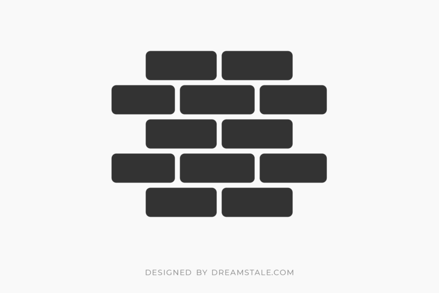 Brick Wall Free SVG Clipart - Dreamstale