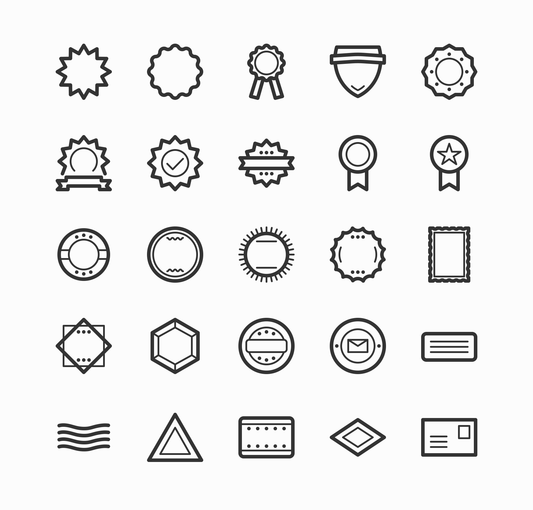 Stamp & Badge Icons - Dreamstale