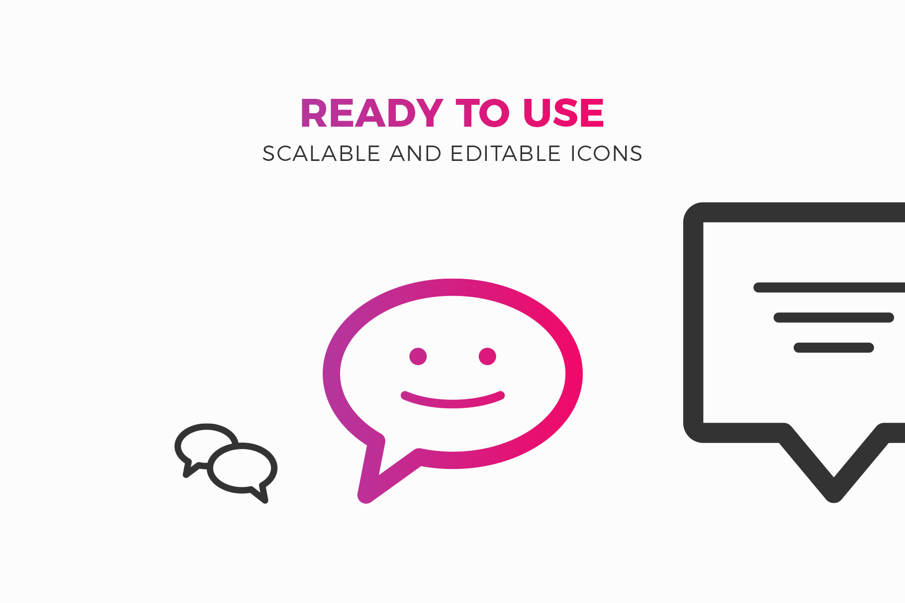 Speech & Chat Icons - Dreamstale