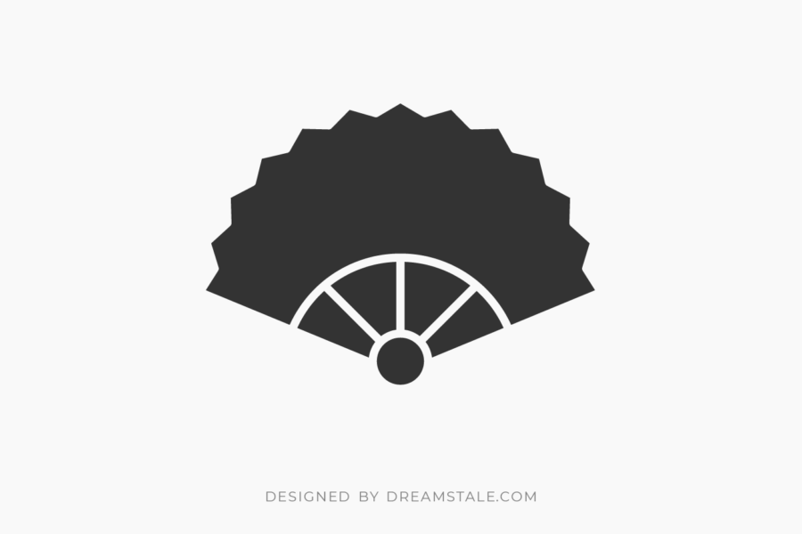 Hand Fan Free SVG Clipart - Dreamstale