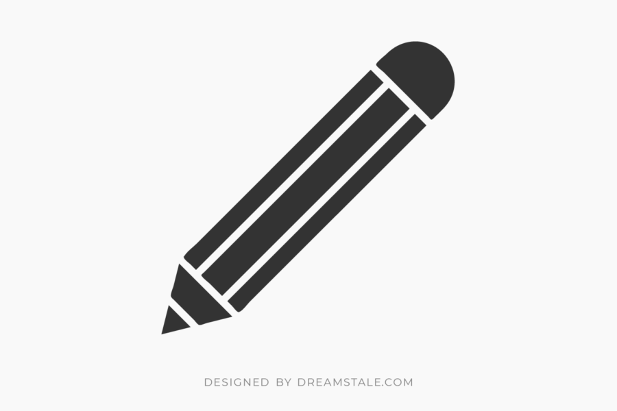 Writing Pencil Free SVG Clipart - Dreamstale