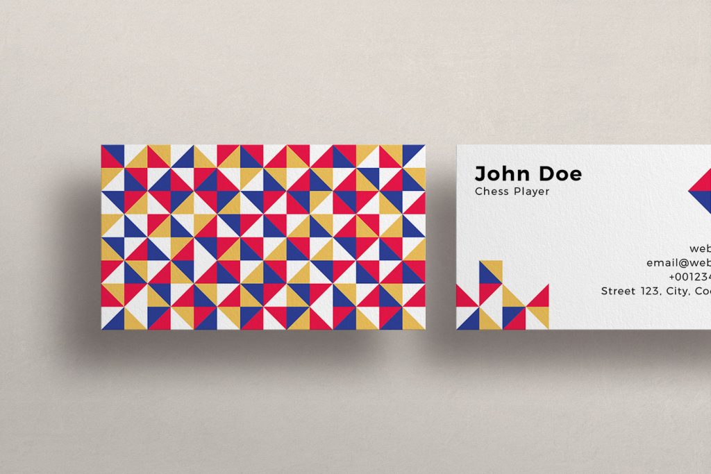 Chess Player Business Card Template - Dreamstale