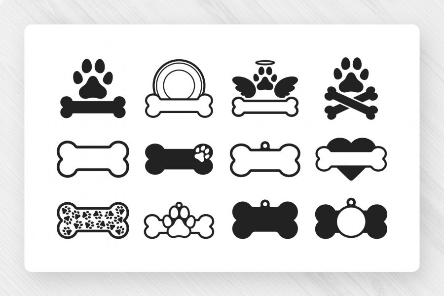 Dog Bones SVG Clipart Bundle - Dreamstale