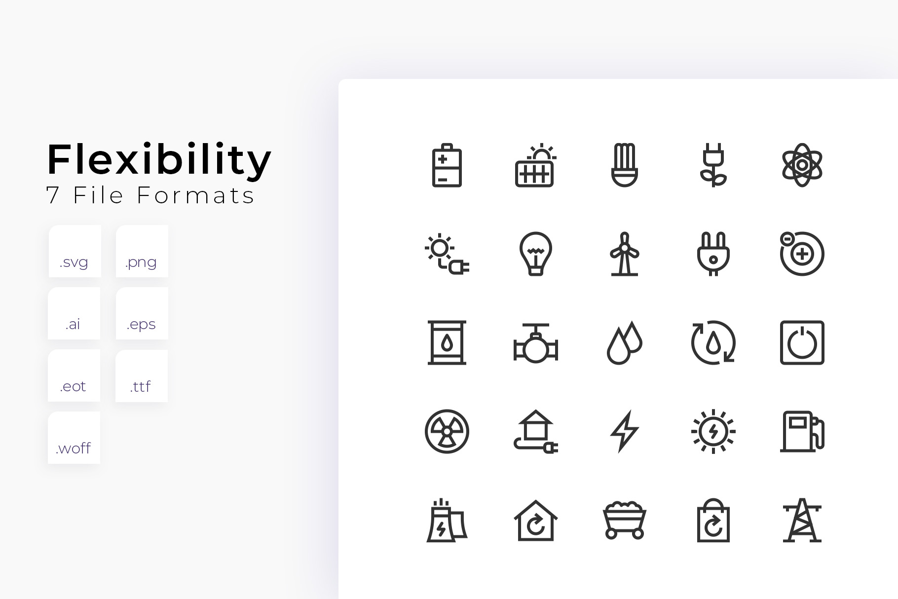 Energy & Power Icons - Dreamstale