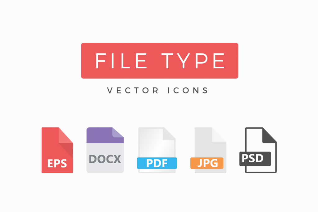 File Types Vector Icons - Dreamstale