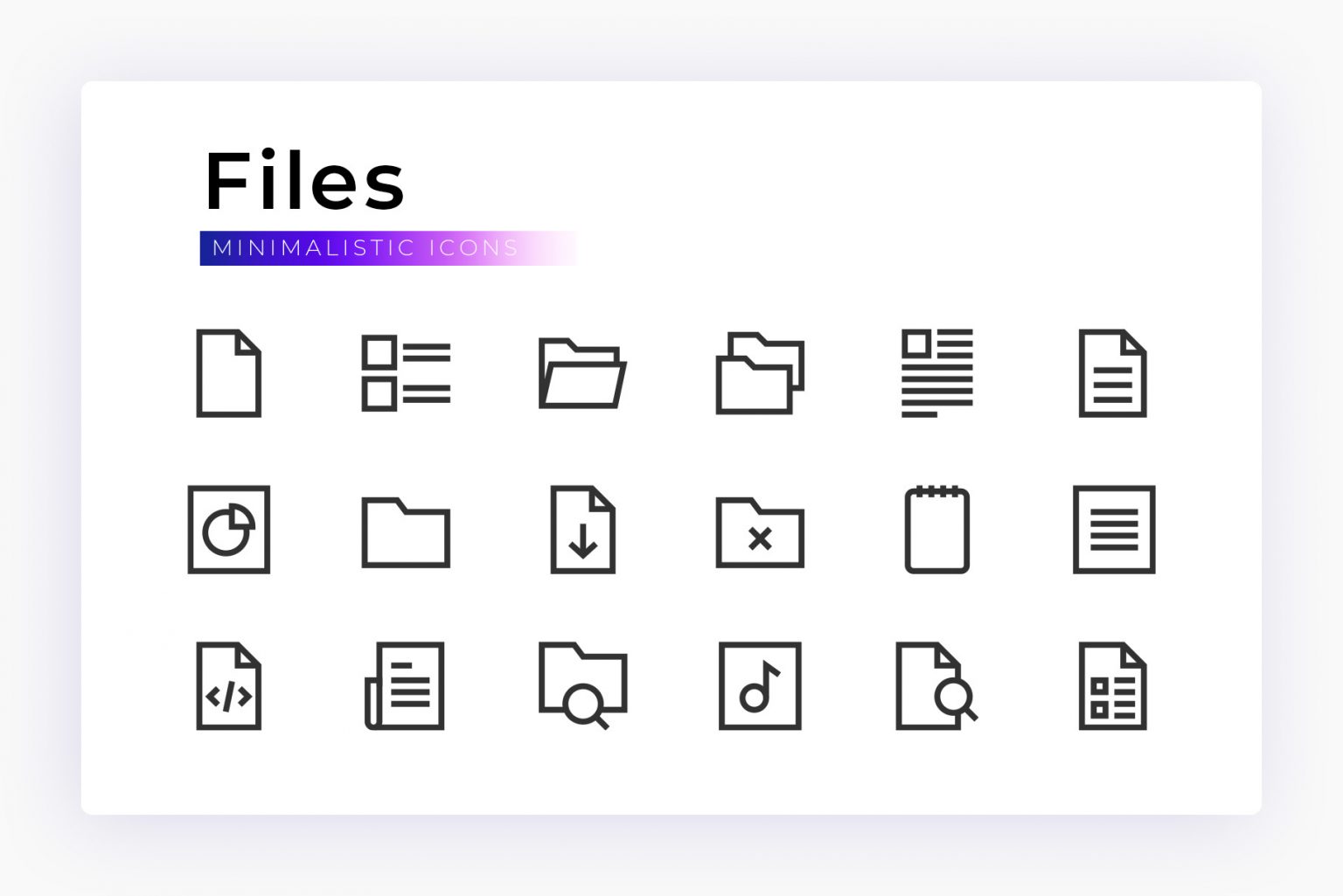 Computer Files Icons - Dreamstale