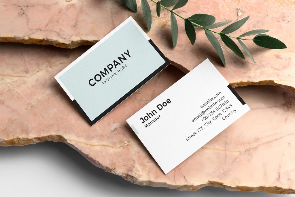 Minimalist Frames Business Card Template - Dreamstale