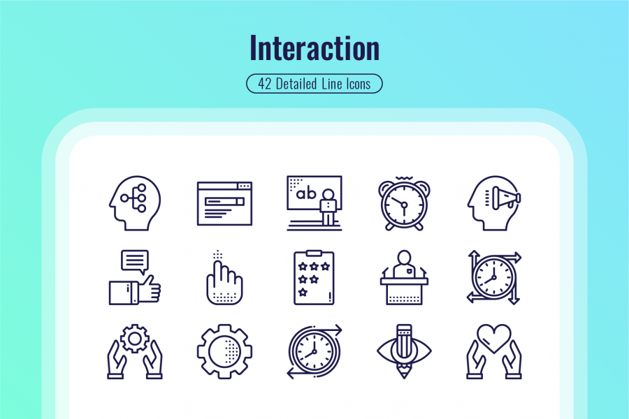 Interaction & UI Detailed Icons - Dreamstale