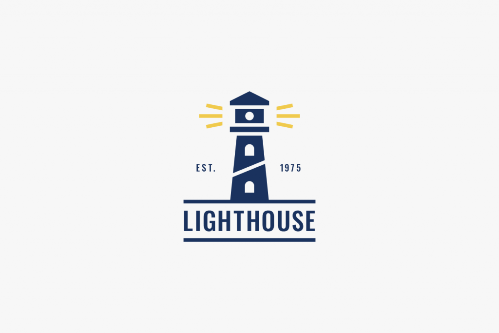 Lighthouse Building Logo Template - Dreamstale