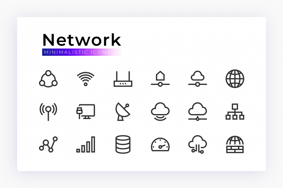Spectrum 1.000+ Minimalistic Vector Icons - Dreamstale