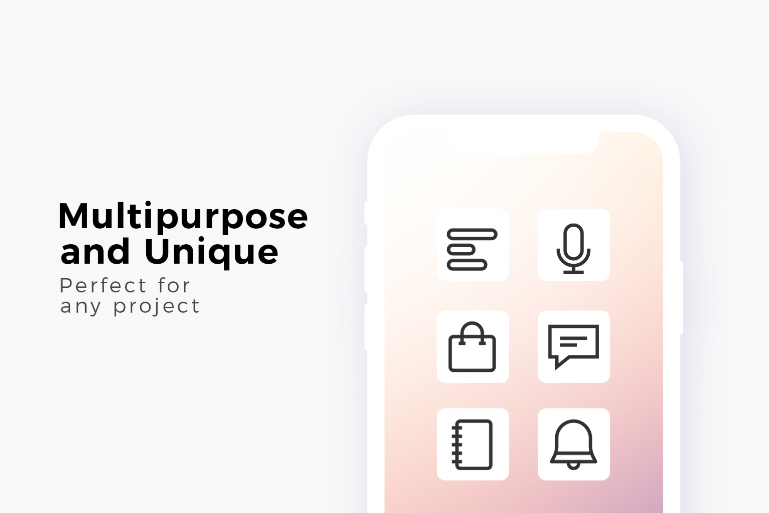 Phone Minimalistic Icons - Dreamstale