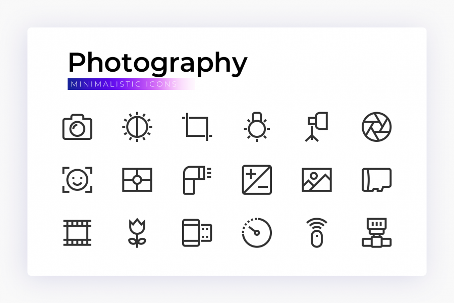 Spectrum 1.000+ Minimalistic Vector Icons - Dreamstale