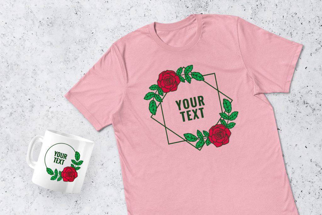 Rose Flower Colourful Frames - Dreamstale