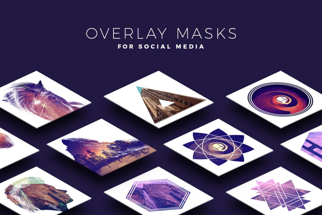 Social Media Photo Overlay Masks - Dreamstale