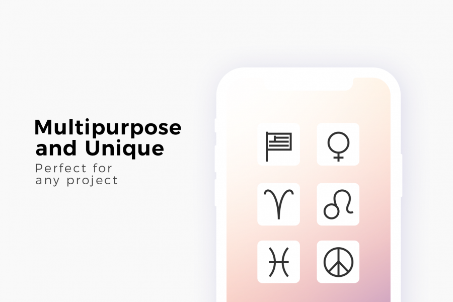 Symbols Minimalistic Icons - Dreamstale