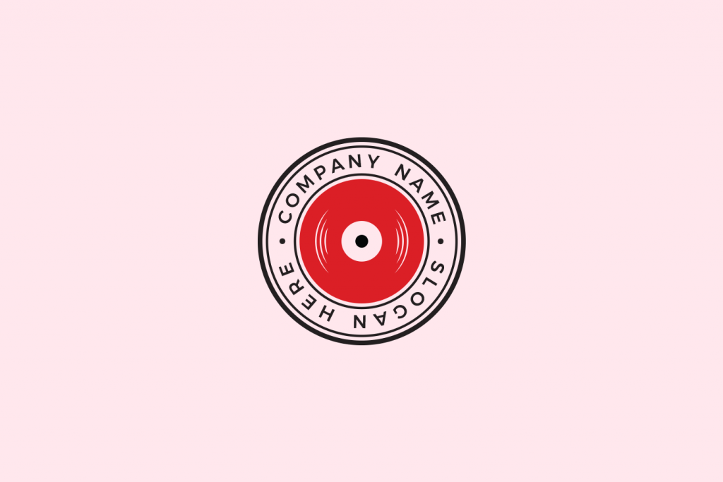 Free Vinyl Disc Logo Template - Dreamstale