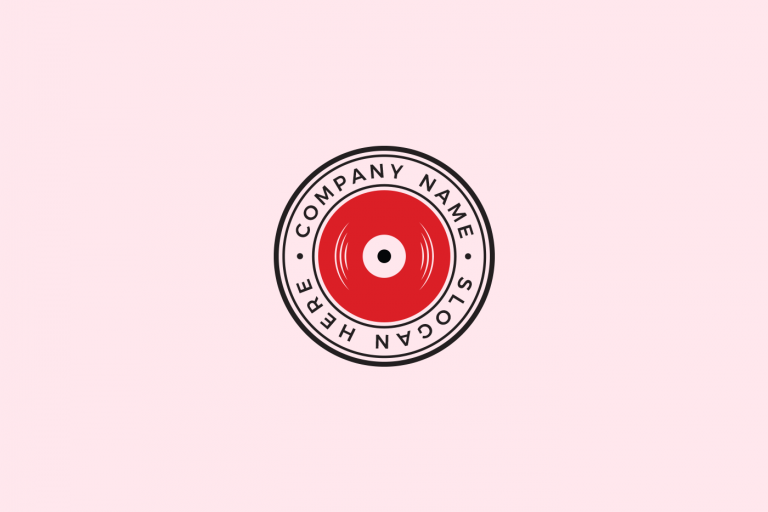 Free Vinyl Disc Logo Template - Dreamstale