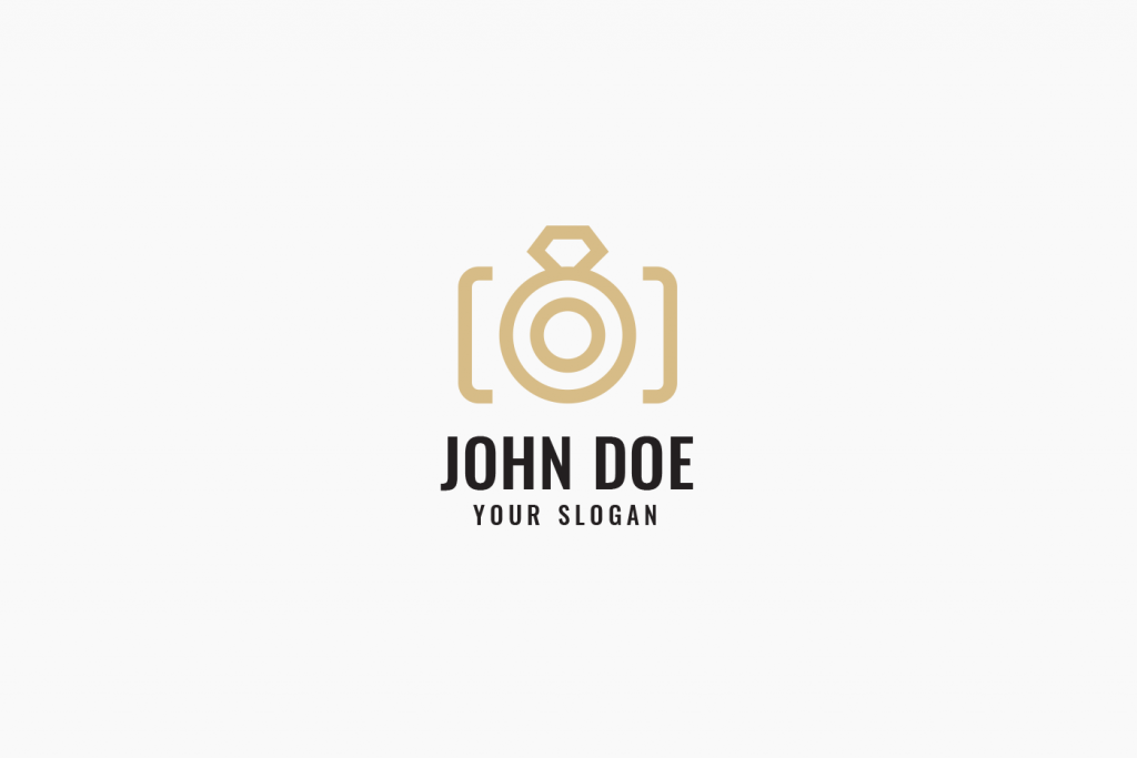 Wedding Photographer Logo Template - Dreamstale