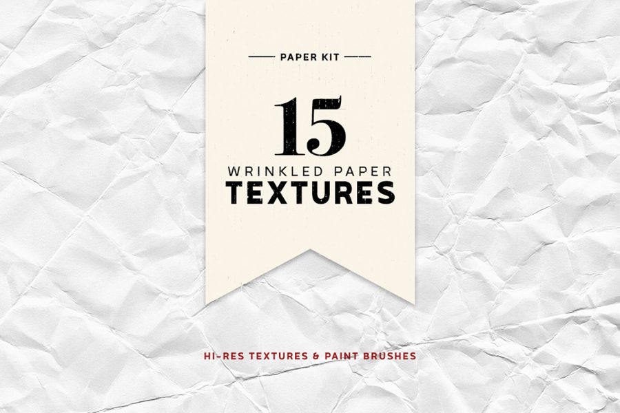 Wrinkled Paper Textures Kit - Dreamstale
