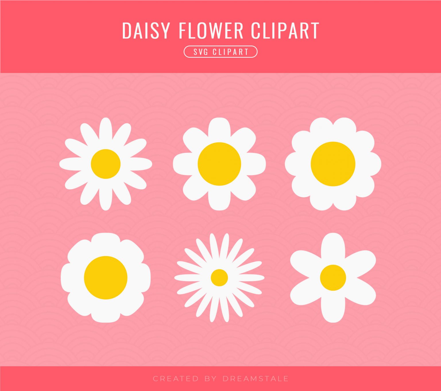 Daisy SVG Free Clipart Images - Dreamstale