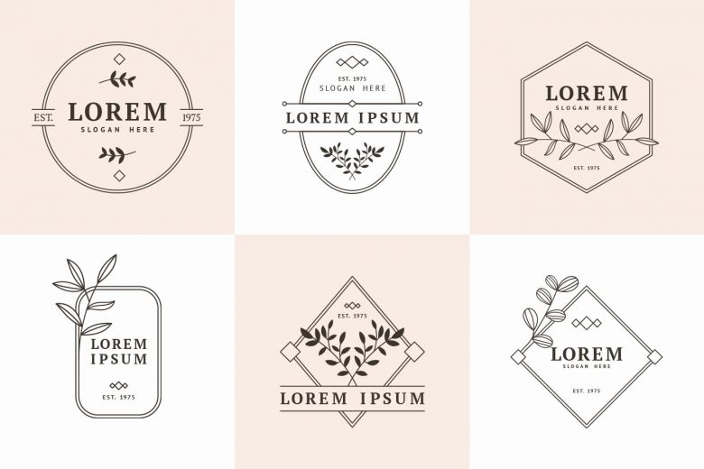 Minimalist Vector Logo Templates Bundle Vol. 1 - Dreamstale