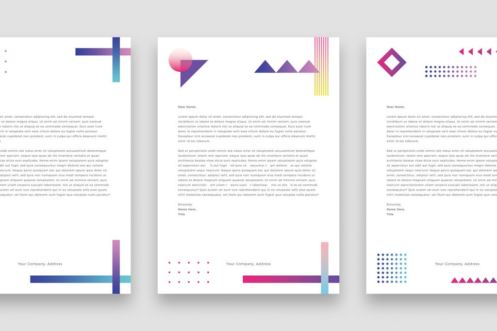 Modern Letterhead PSD Templates - Dreamstale