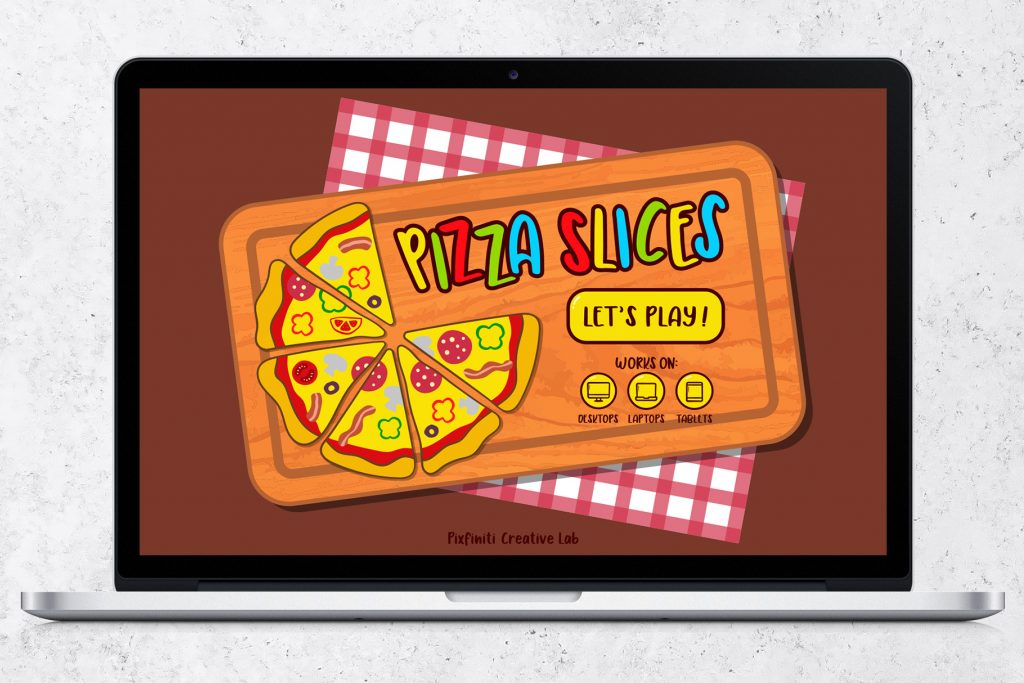 Pizza Slices Numbers Educational PDF Game - Dreamstale