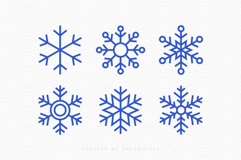 Snowflakes Clipart Free SVG Laser Cut Files - Dreamstale