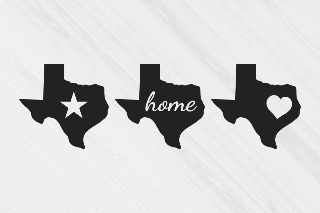 Texas State US Map SVG Clipart - Dreamstale