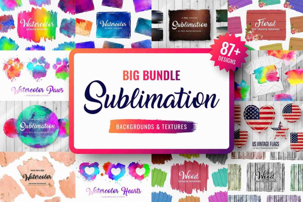 Sublimation Textures & Backgrounds Mega Bundle - Dreamstale