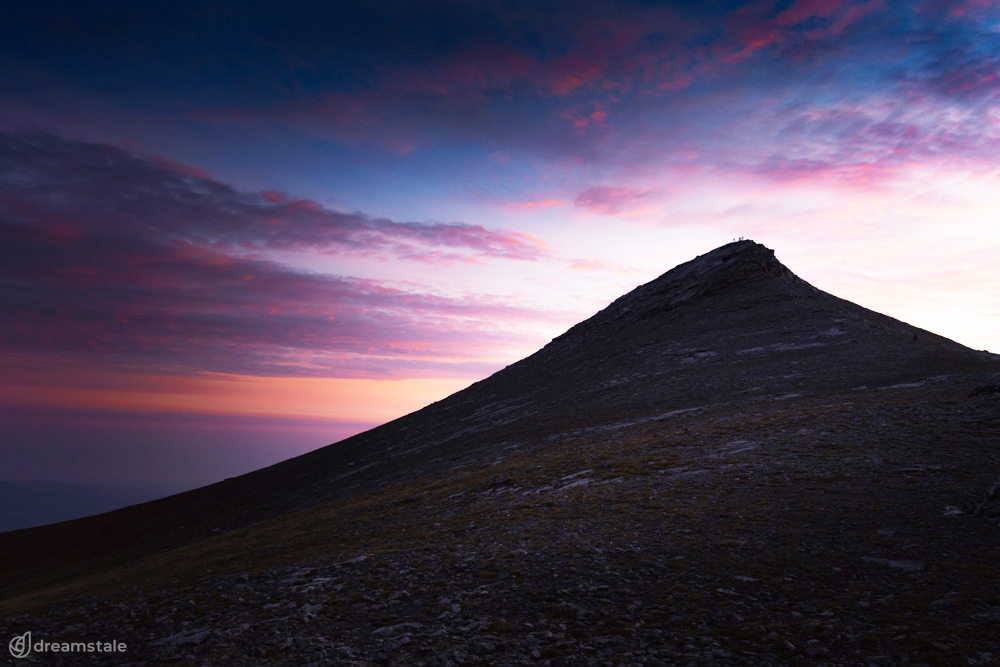 Sunset at Muses Plateau Mount Olympus Stock Photo - Dreamstale